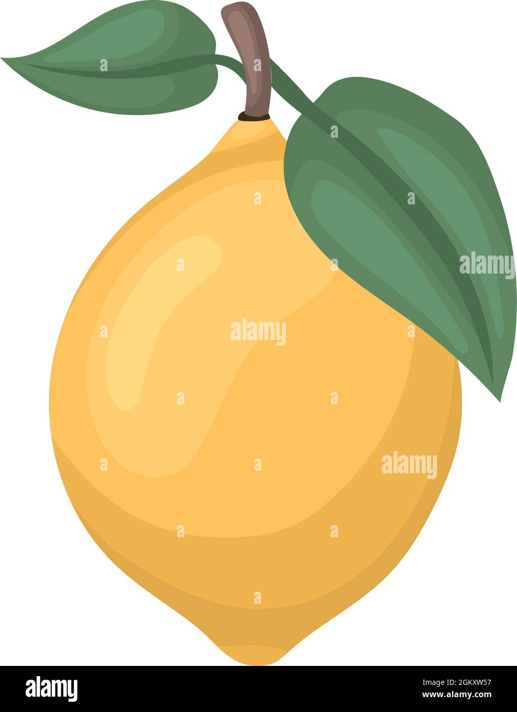 yellow lemon illustration Stock Vector Image & Art - Alamy