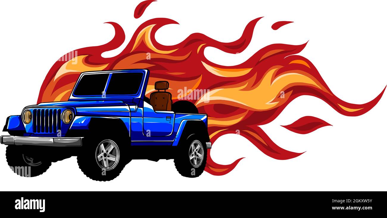 Crossover car for race sports design. Vector illustration Stock Vector ...