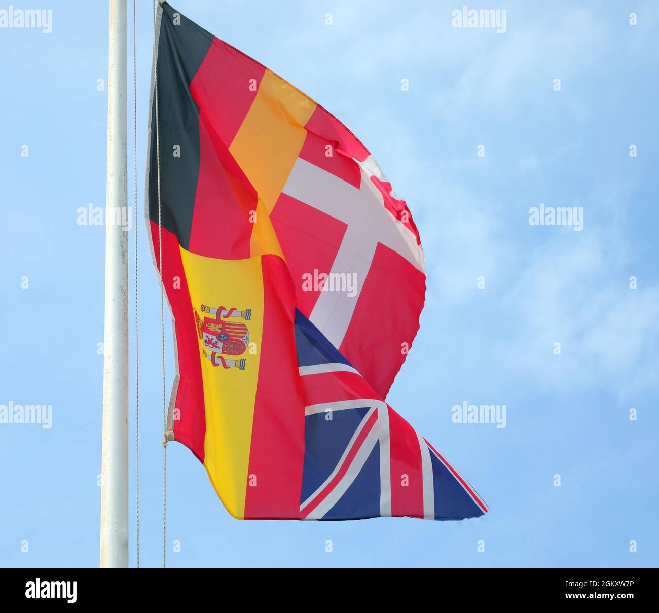 Many flags of denmark hi-res stock photography and images - Alamy