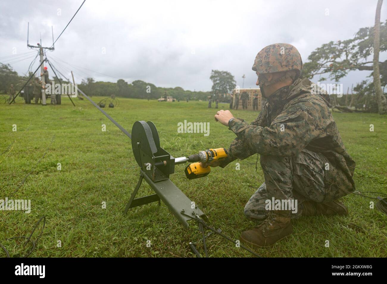 Tactical elevated antenna mast system hi-res stock photography and ...