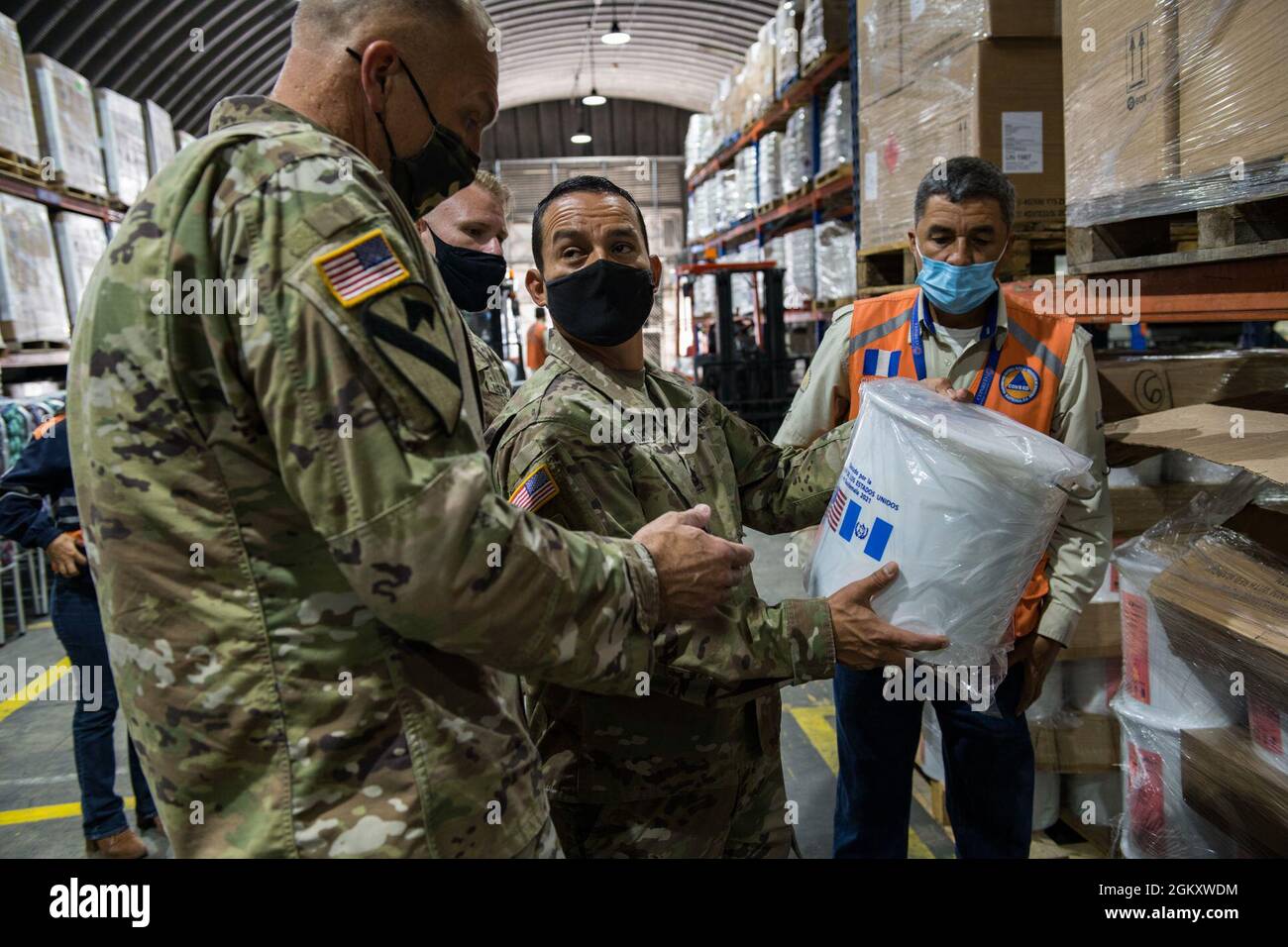 Leadership with Joint Task Force-Bravo (JTF-B) and members of civil ...