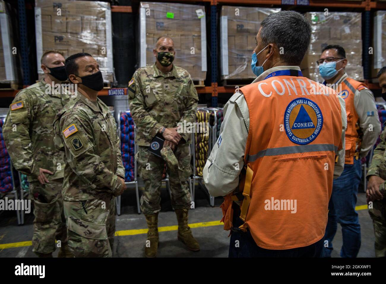 Leadership with Joint Task Force-Bravo (JTF-B) and members of civil ...