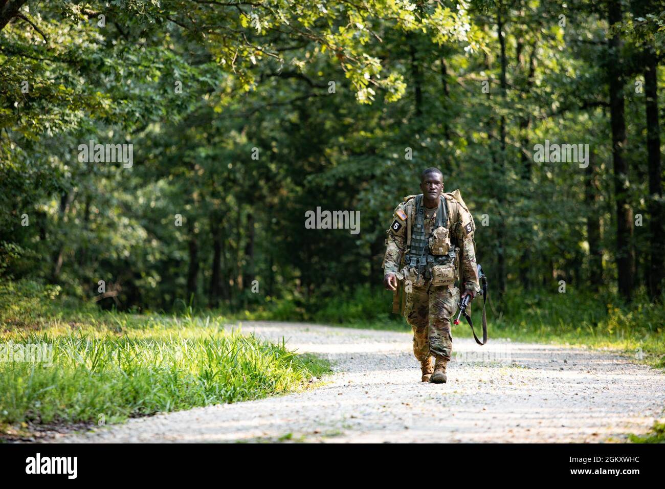 Spc. Michael Jordan, from the Cyber Center of Excellence, competes in ...