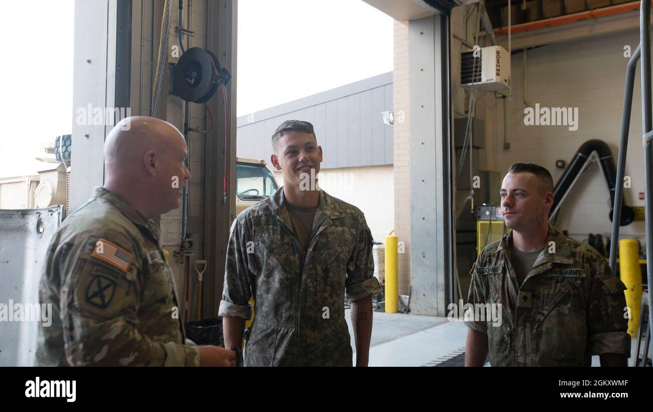 Commanding General Maj. Gen. Matthew. V. Baker visits Armored Vehicle ...