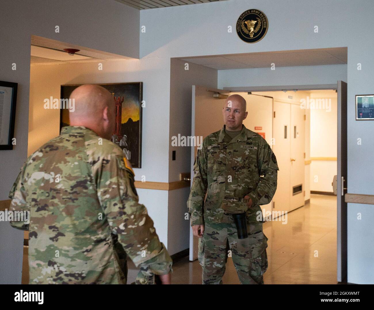 Sgt. 1st Class Jeremiah Larson, of the 391st Engineer Company also out ...