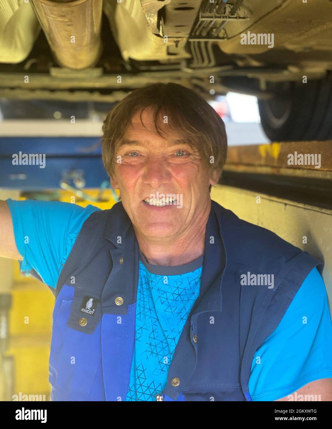 Thomas Moosmann, the supervisor at the POV Inspection Station in ...