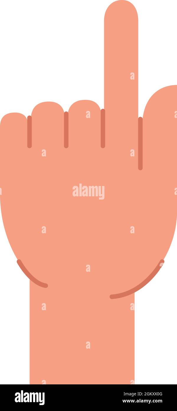 Left Hand Raised Stock Vector Images - Alamy