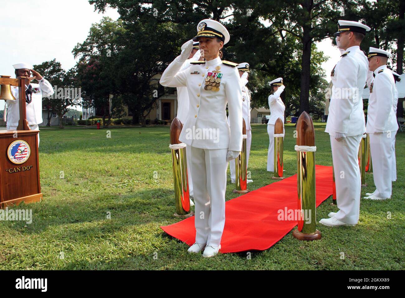 Rear Adm. Lore Aguayo relieved Rear Adm. Dean A. VanderLey as commander, Naval Facilities ...