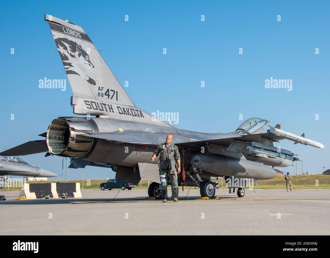 U.S. Air National Guard Lt. Col. Steve Schultz, pilot, 175th Fighter ...