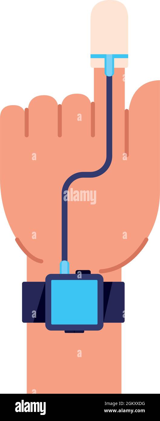 hand with sensor Stock Vector Image & Art - Alamy