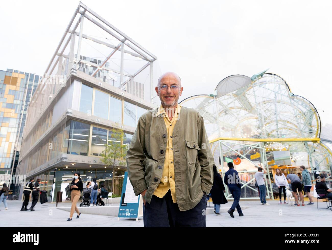 EDITORIAL USE ONLY Wayne Hemingway at the opening of Design District on ...