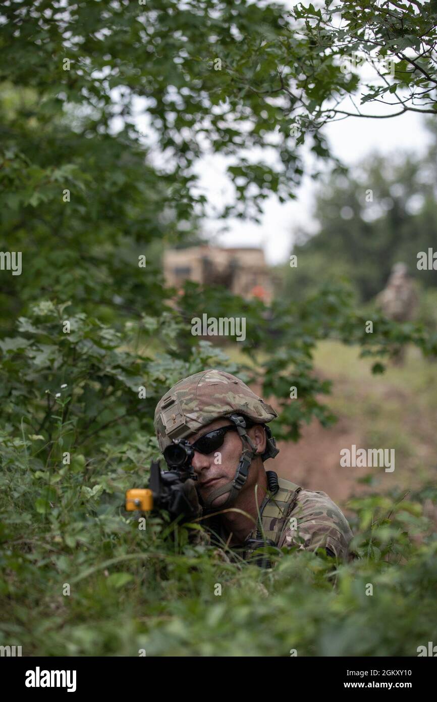 Spc. Joseph Marsh, an M1 armor crewman with the 303rd Military Police ...