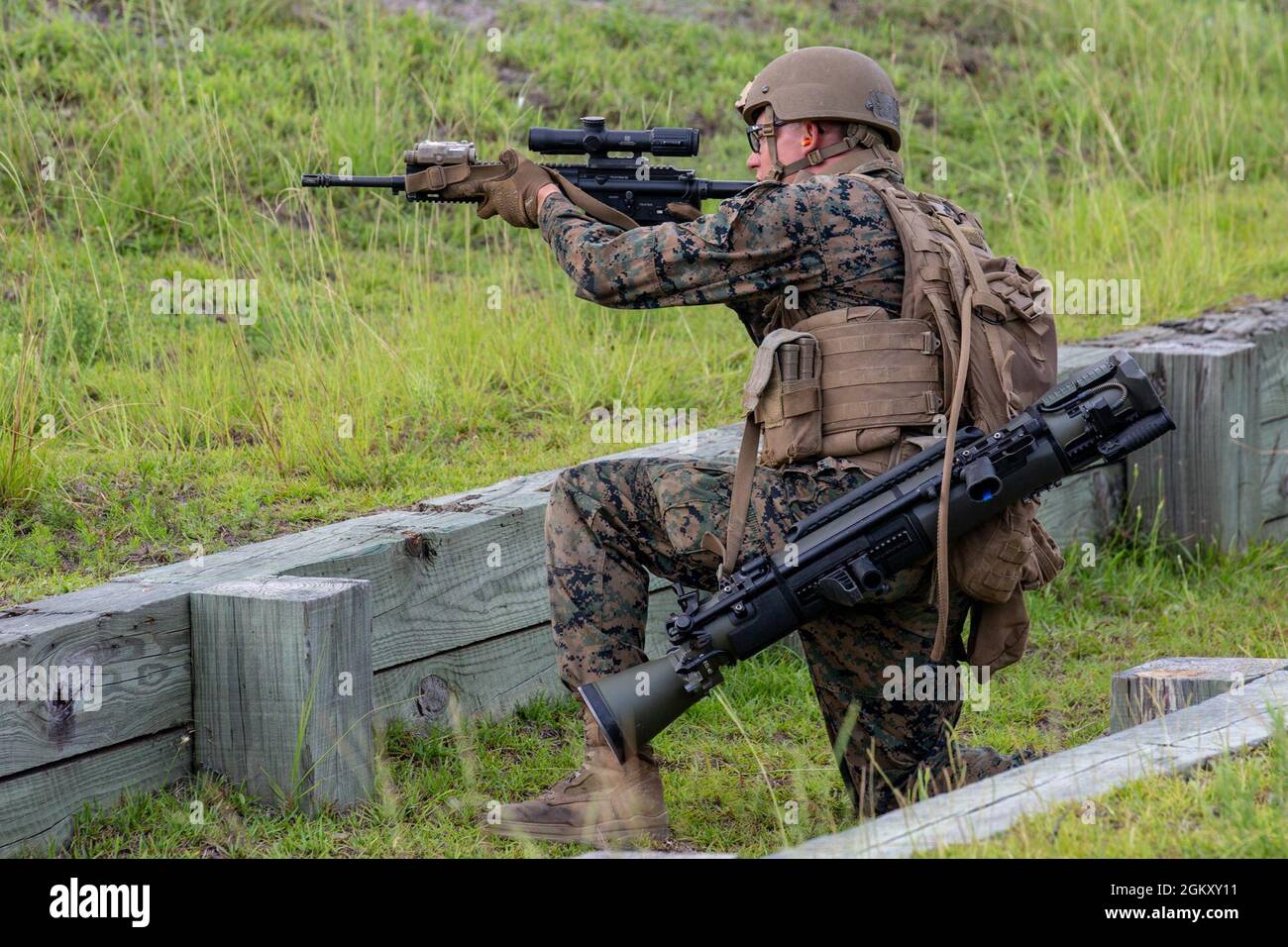 U.S. Marine Corps Pvt. Connor J. Darby, from Lexington, Kentucky, a ...