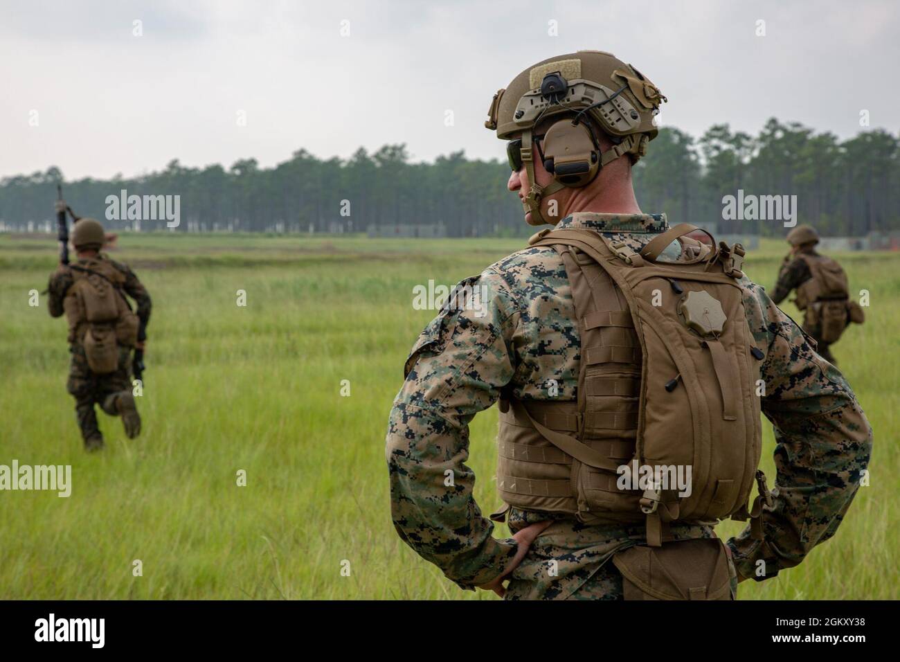 U.S. Marine Corps Capt. David P. Allen, echo company commander, School ...