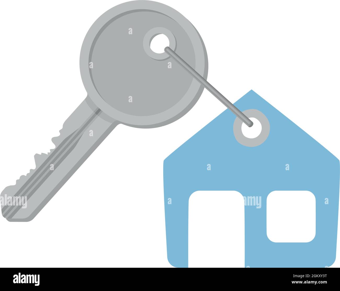 blue keychain design Stock Vector Image & Art - Alamy