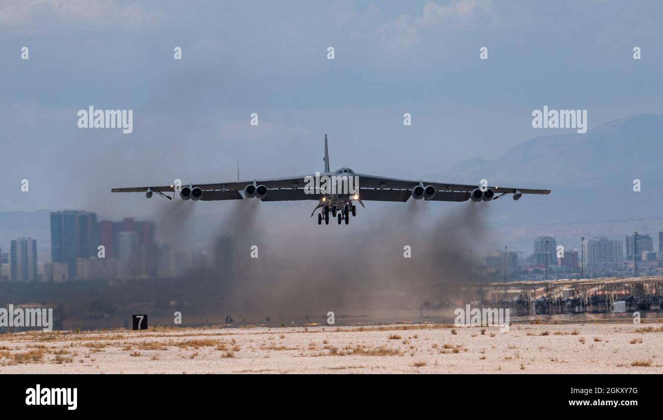 A B-52 Stratofortress assigned to the 20th Bomb Squadron, Barksdale Air ...