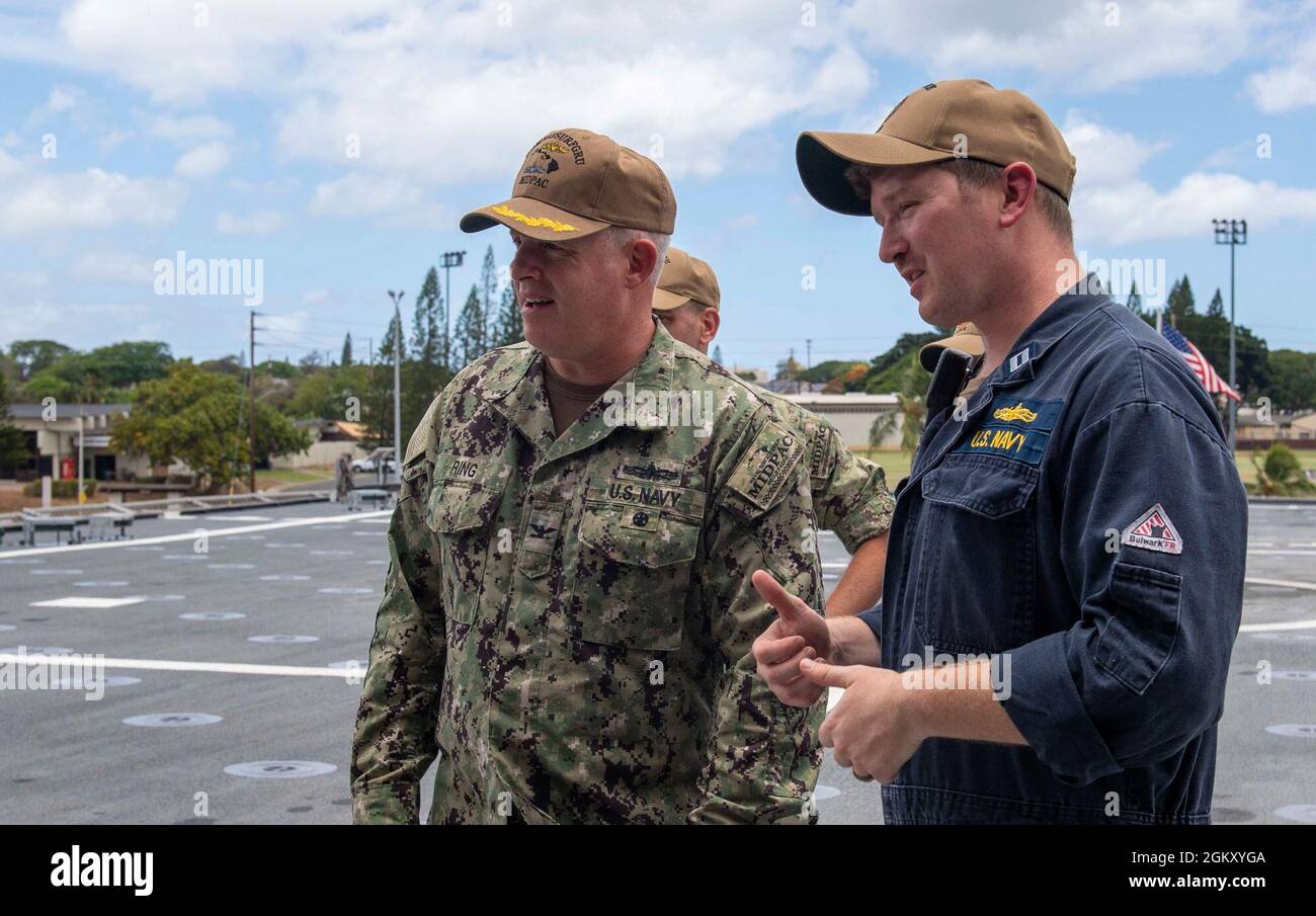 PEARL HARBOR, Hawaii (Jul. 22, 2021) Lt. Andrew Pfarner, from Keller ...