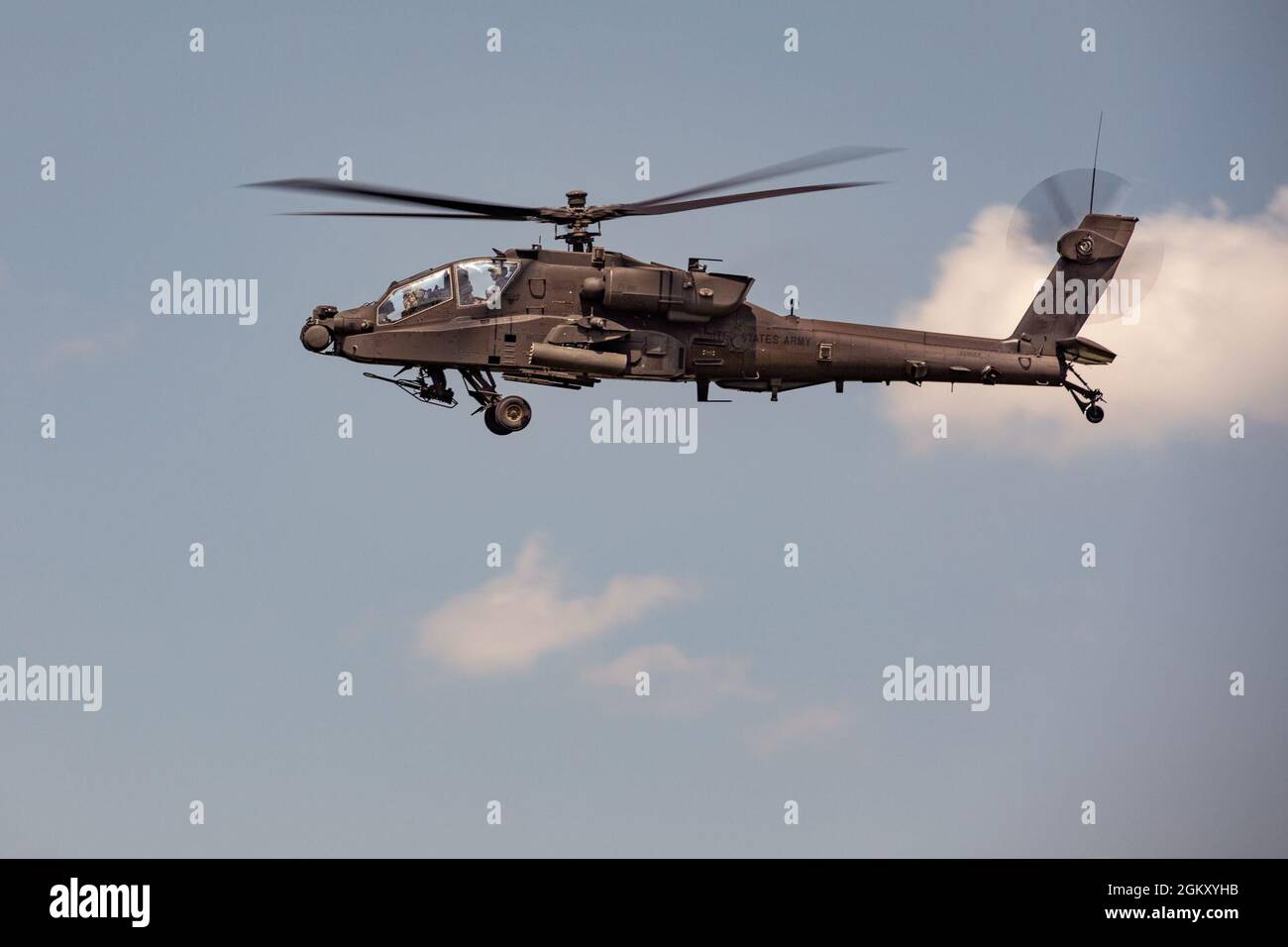Helicopter Apache In Action