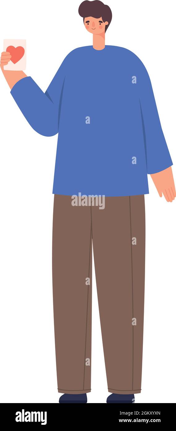 loving male illustration Stock Vector Image & Art - Alamy