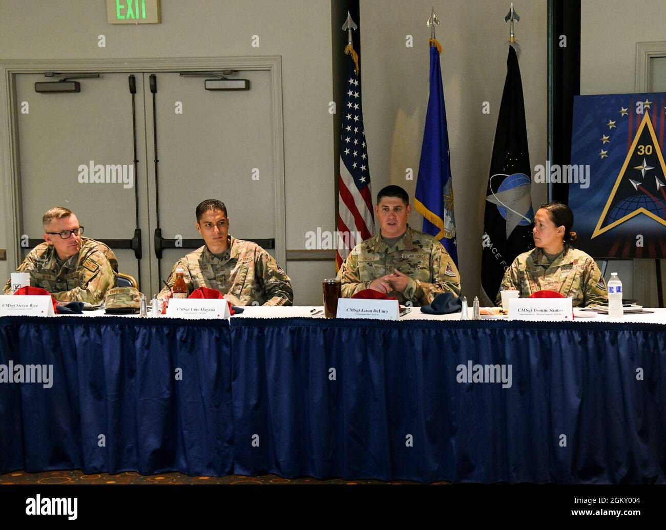 Chief Master Sgt. Jason DeLucy, Space Launch Delta 30 command chief ...