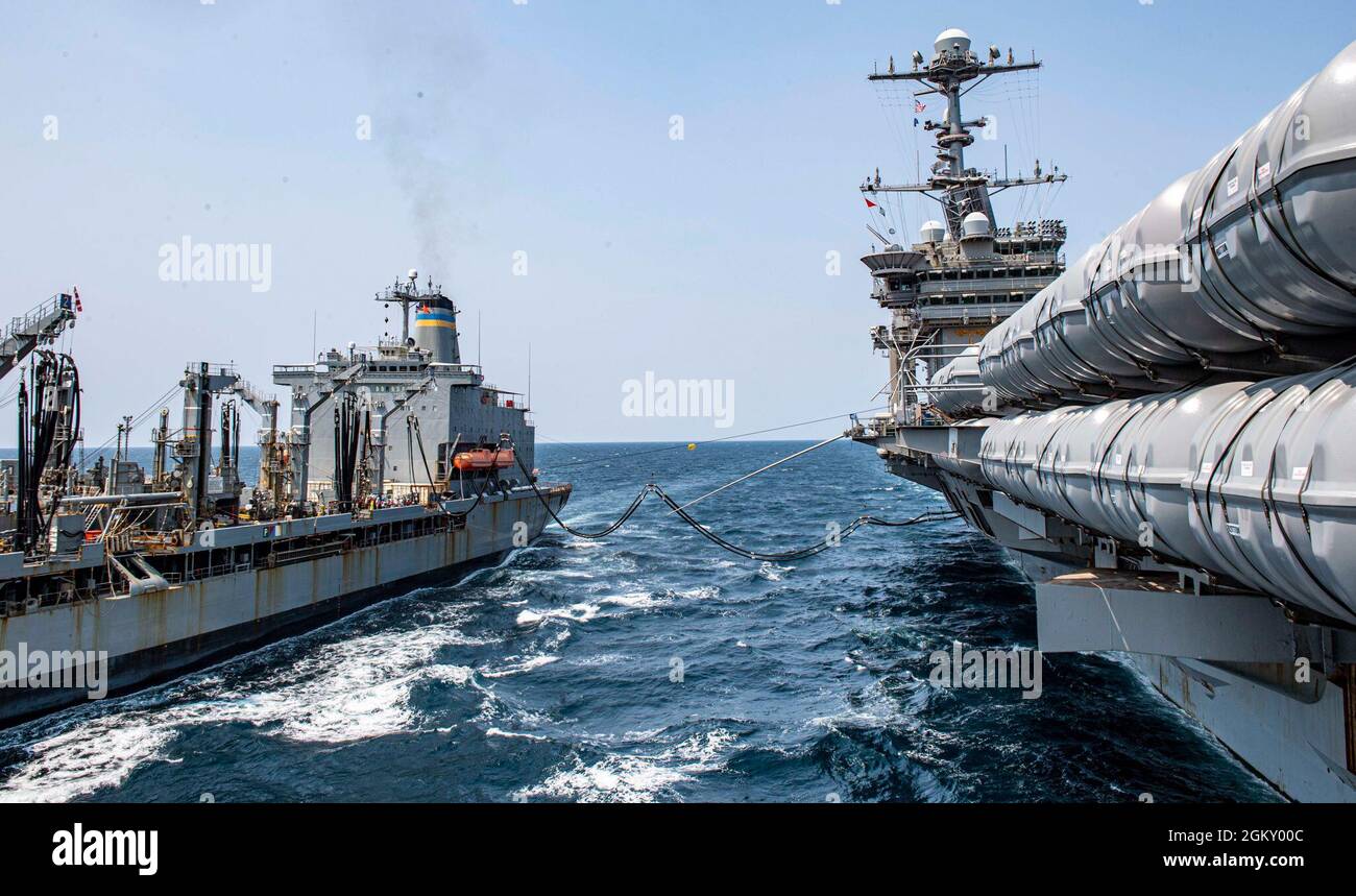 210722-N-XR893-0178 ATLANTIC OCEAN (July 22, 2021) The Nimitz-class ...