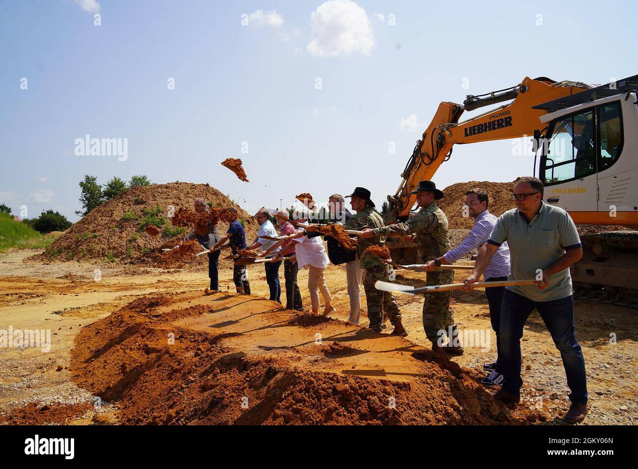 Starting third from right: Command Sgt. Maj. Christopher Carbone and ...
