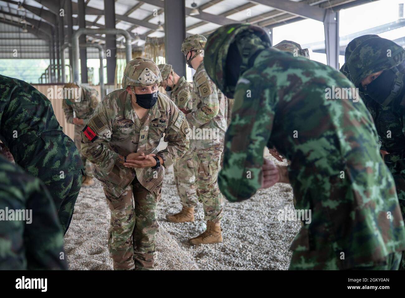 Paratroopers from the Royal Thai Army participate in Basic Airborne ...