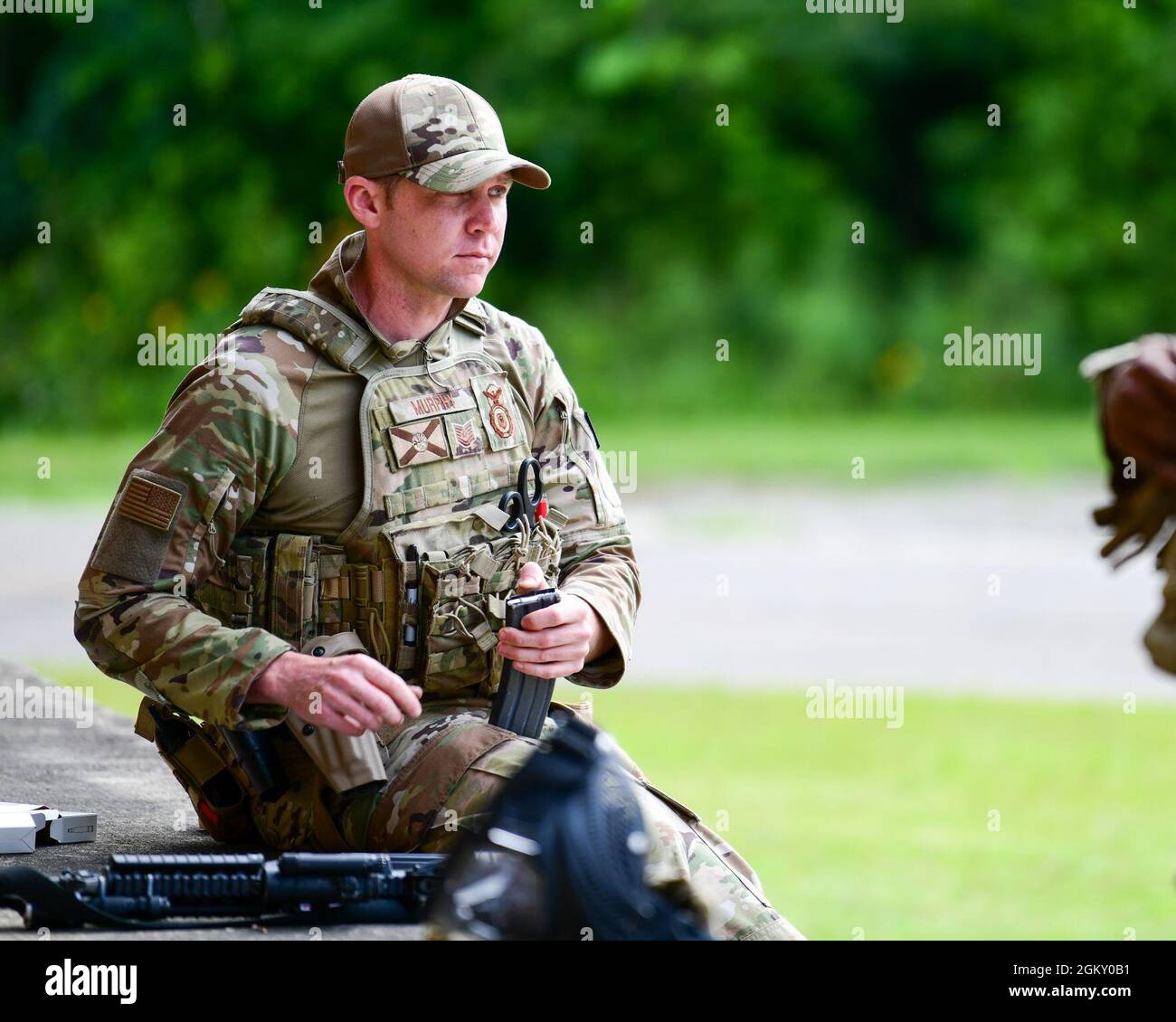 Tech. Sgt. Kevin Murphy, a member of the 482nd Security Force Squadron based at Homestead Air ...