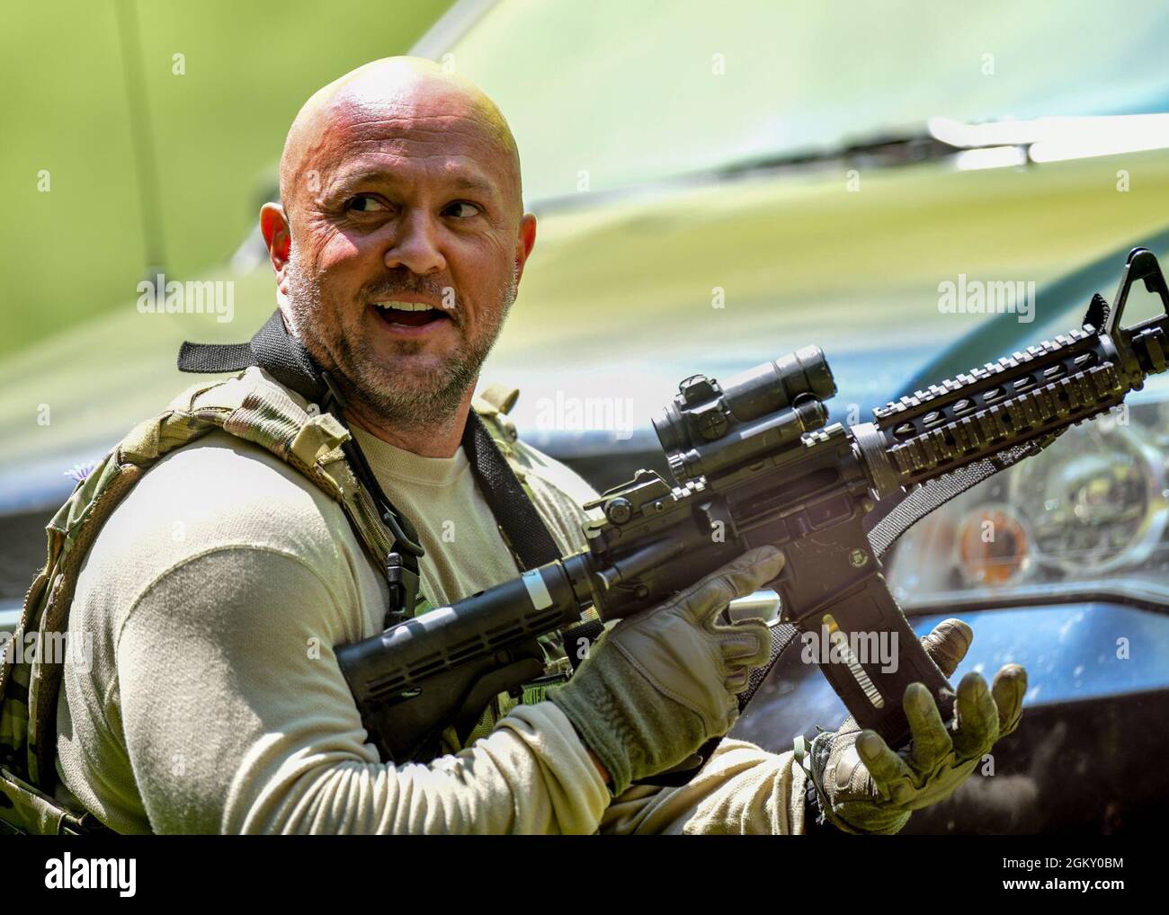 Master Sgt. Chris Boley, a Defender with the 445th Security Forces ...