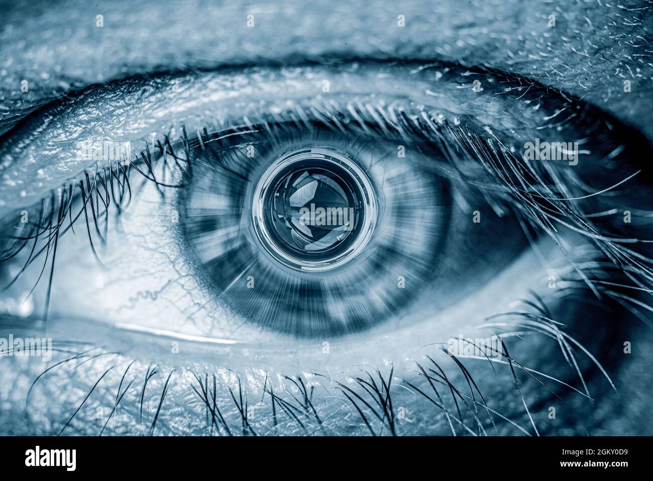 Eye identification system hi-res stock photography and images - Alamy