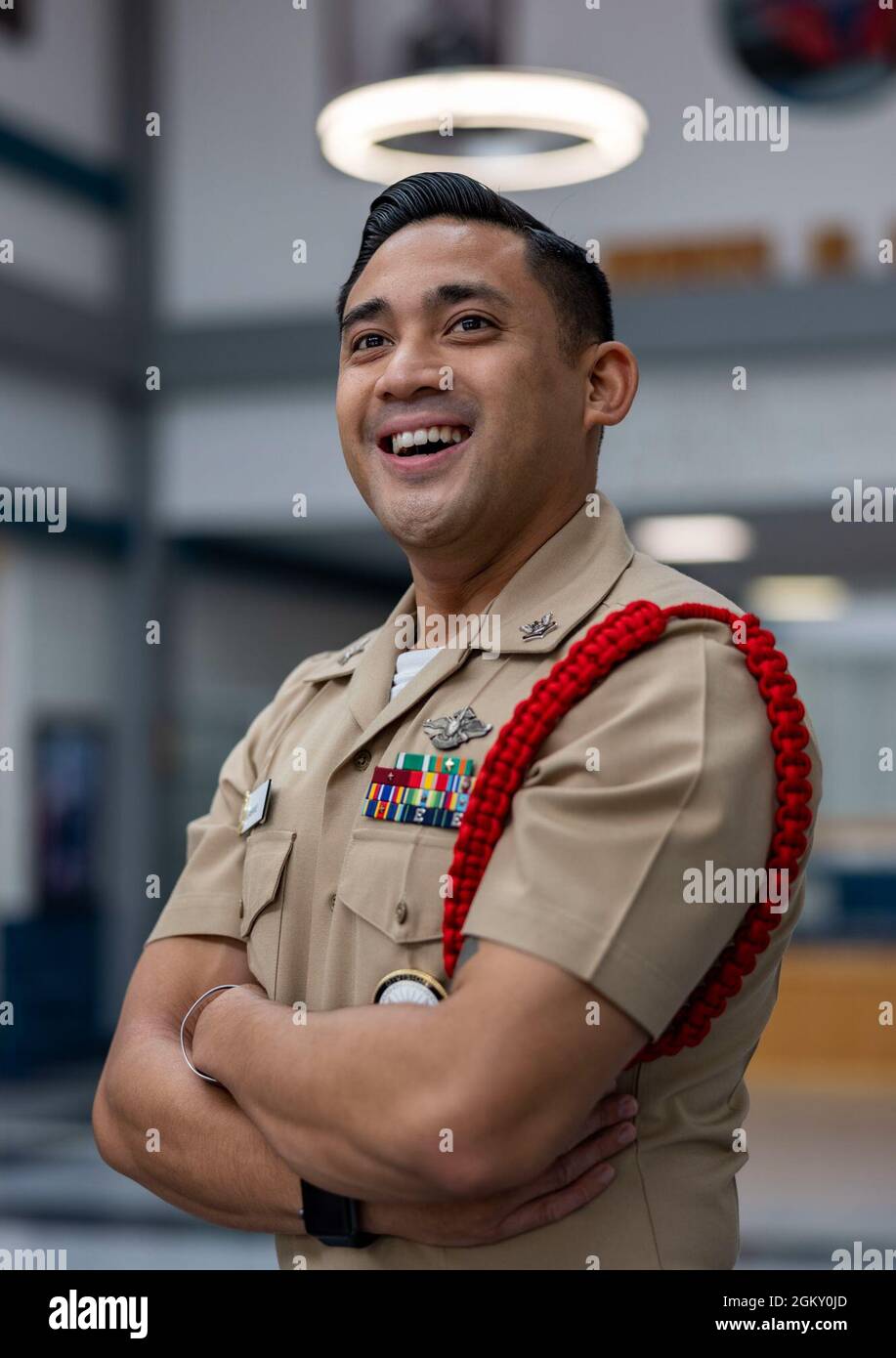 Hospital Corpsman 2nd Class Edward Sembrano poses for a portrait at ...