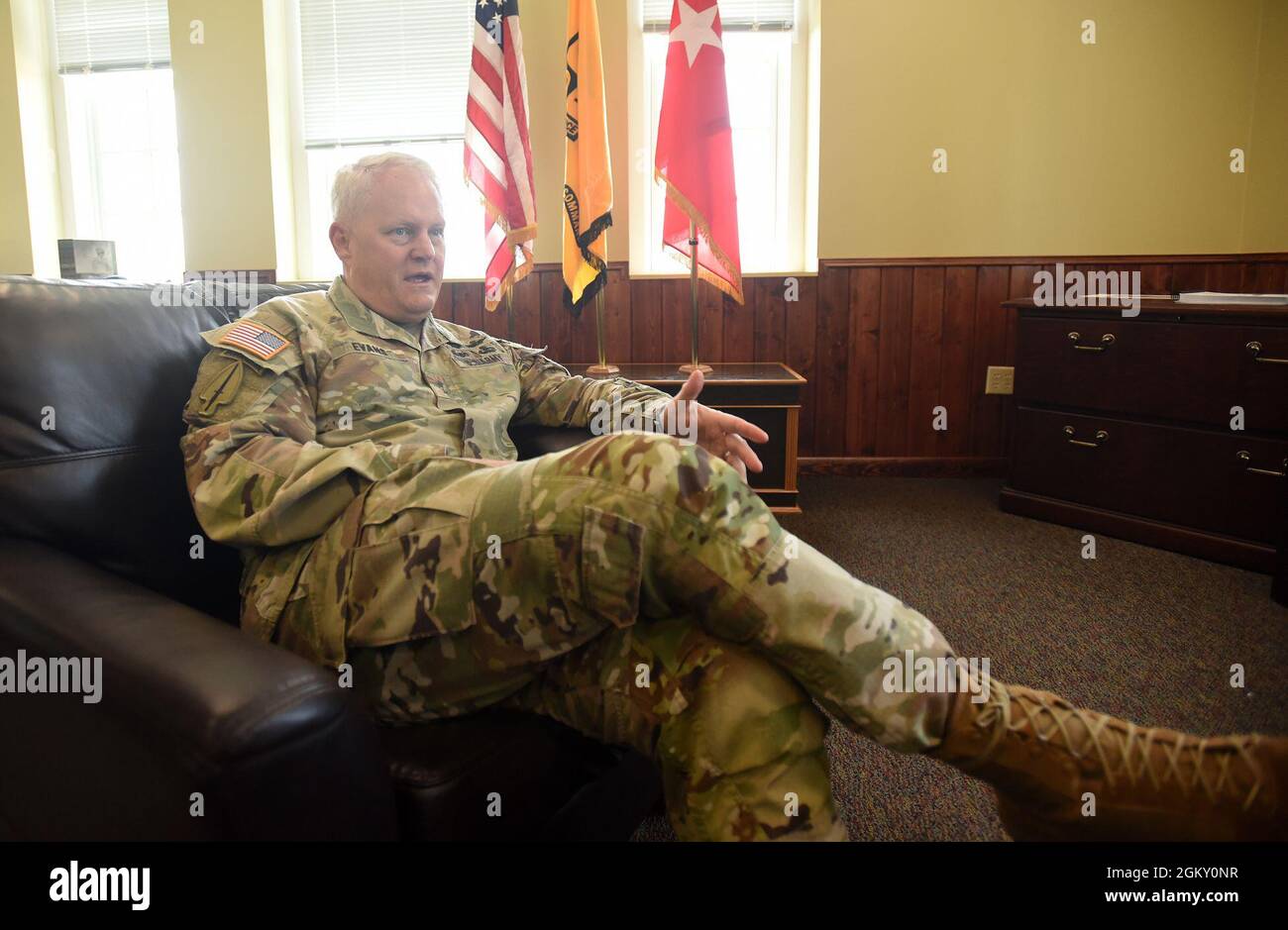 Maj. Gen. John Evans Jr., commanding general of U.S. Army Cadet Command and senior commander of ...