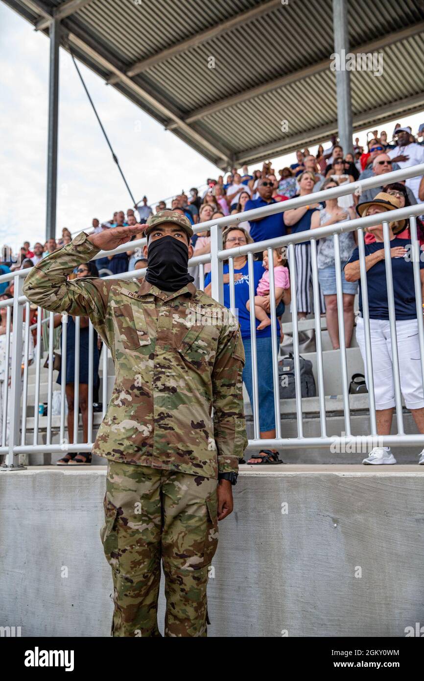 U.S. Air Force basic military graduation and coining ceremony is held ...