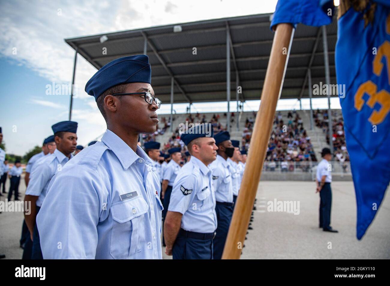 U.S. Air Force basic military graduation and coining ceremony is held ...