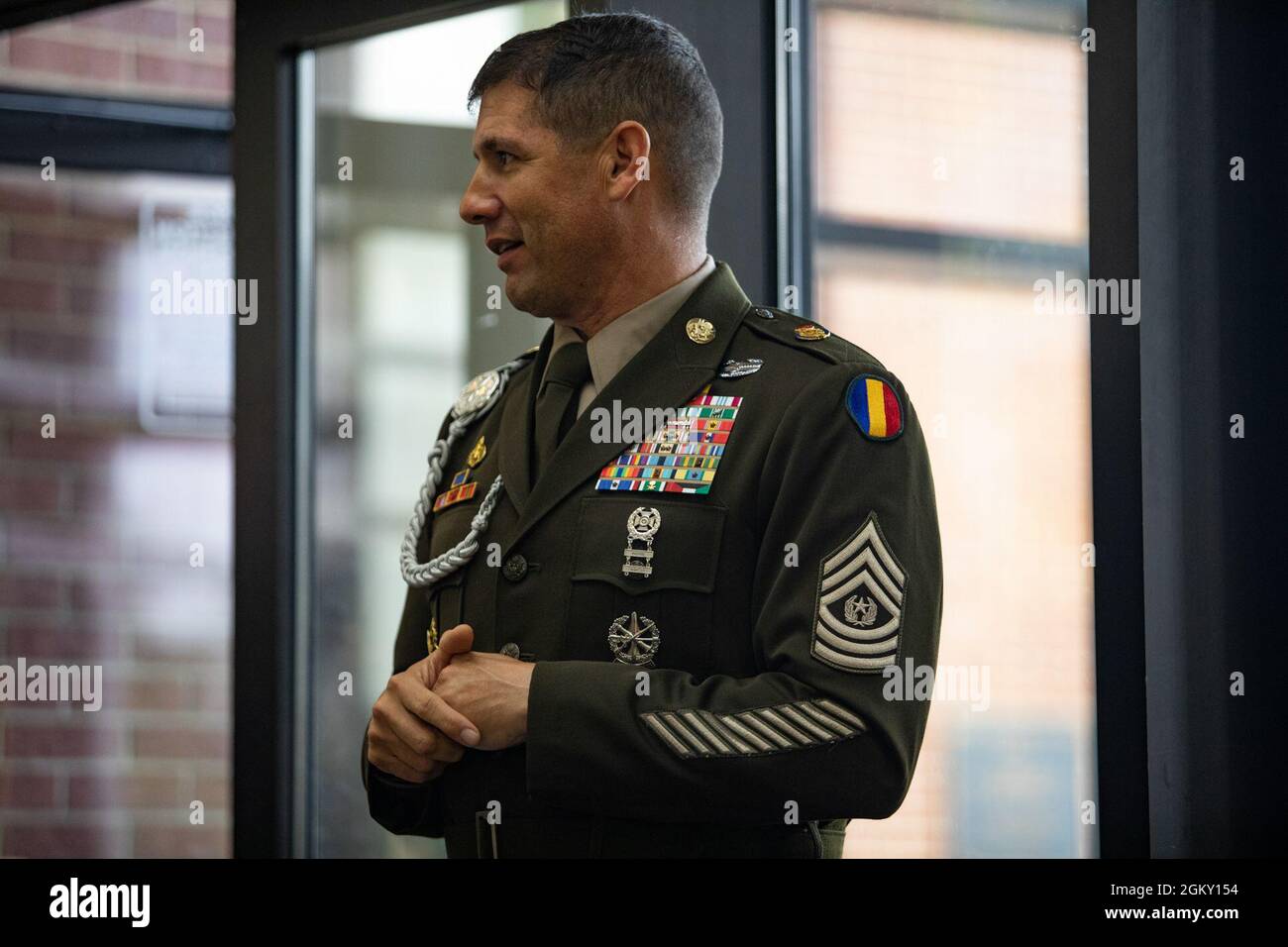 TRADOC CSM. Daniel Hendrix recognizes cadre members for the TRADOC Best ...