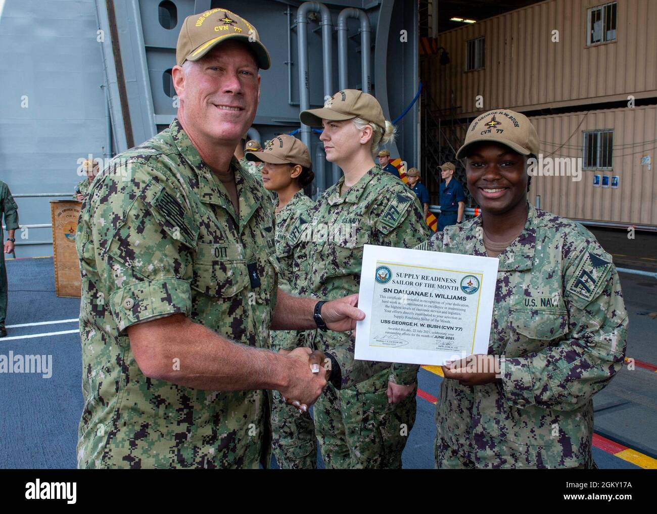 210722-N-SY758-1040 PORTSMOUTH, Va. (July 22, 2021) Rear Adm. Matt Ott ...