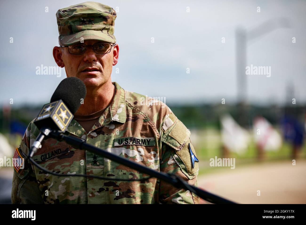 Maj. Gen. Steven W. Gilland, incoming deputy commanding general, III ...