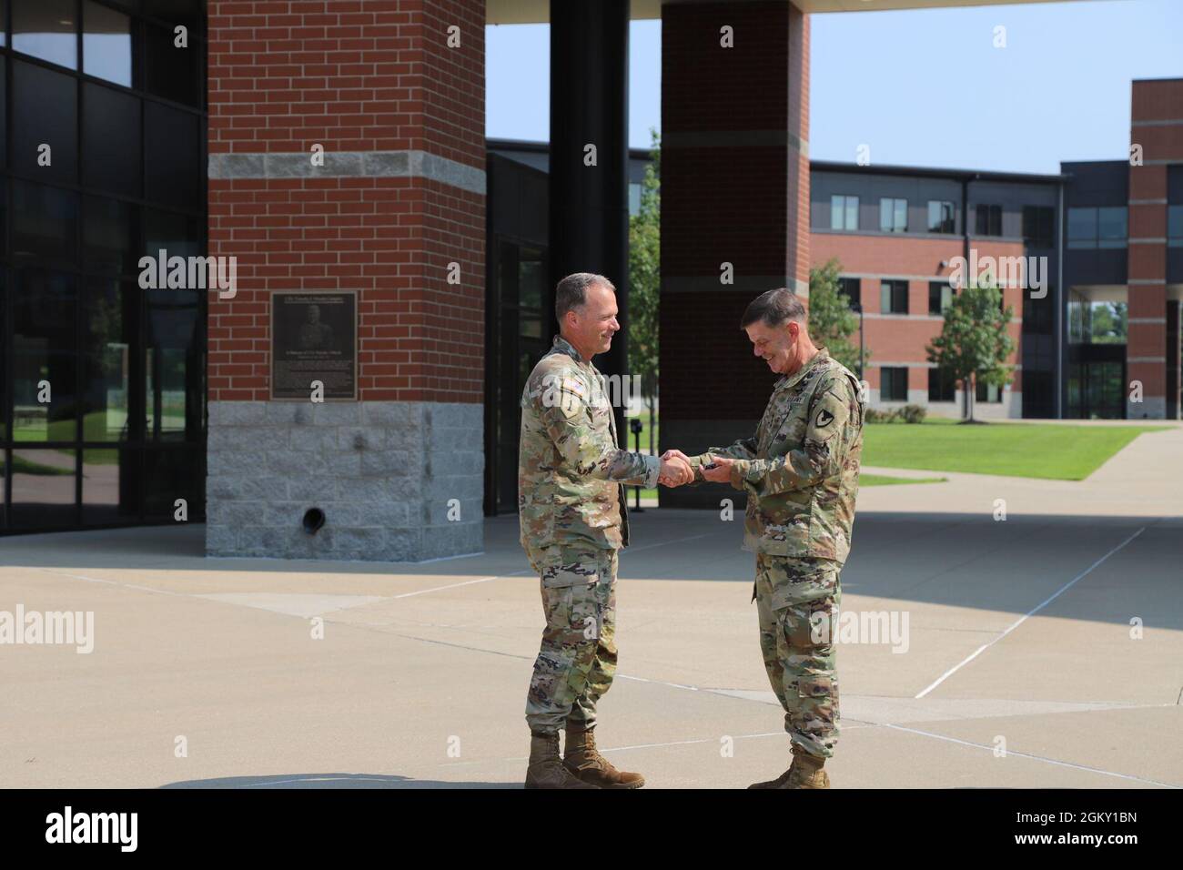 Army Lt. Gen. John Kolasheski (left), V Corps commanding general ...
