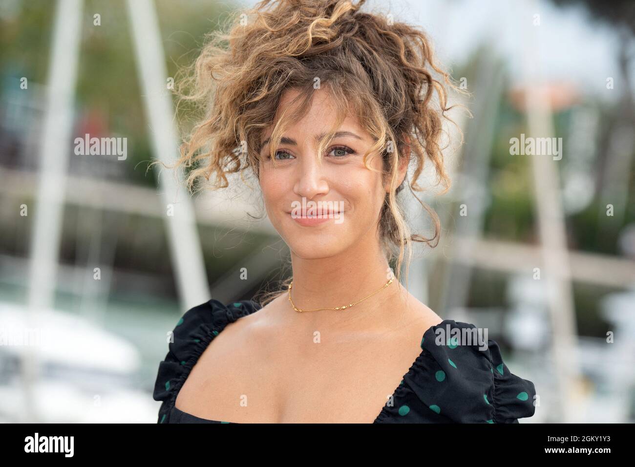 Manon Azem attends the Boomer photocall during the 23rd TV Fiction ...