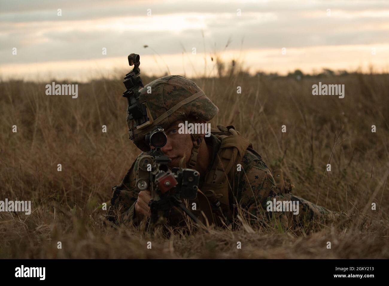 U.S. Marine Corps Lance Cpl. Christopher Isola, a rifleman with 1st ...