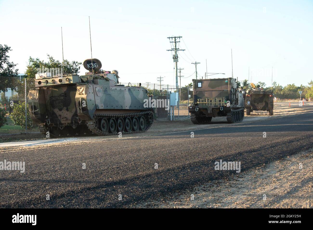 M113 armored personnel carriers hi-res stock photography and images - Alamy
