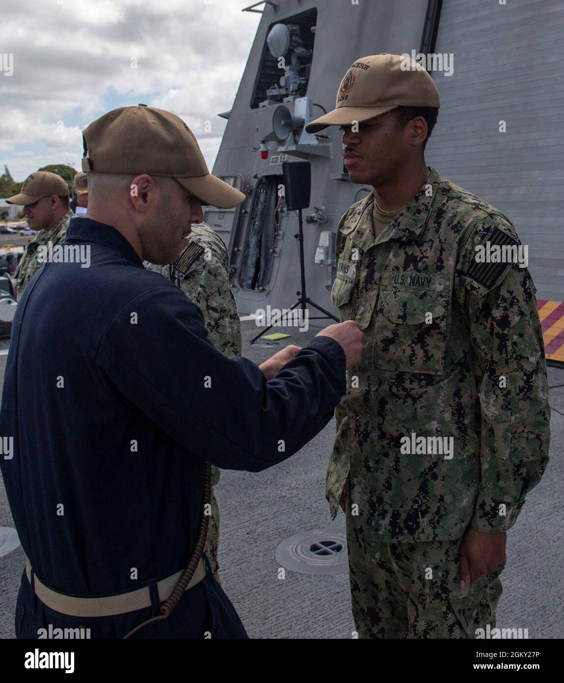 PEARL HARBOR, Hawaii (Jul. 23, 2021) Engineman Chief Brandon Turner ...
