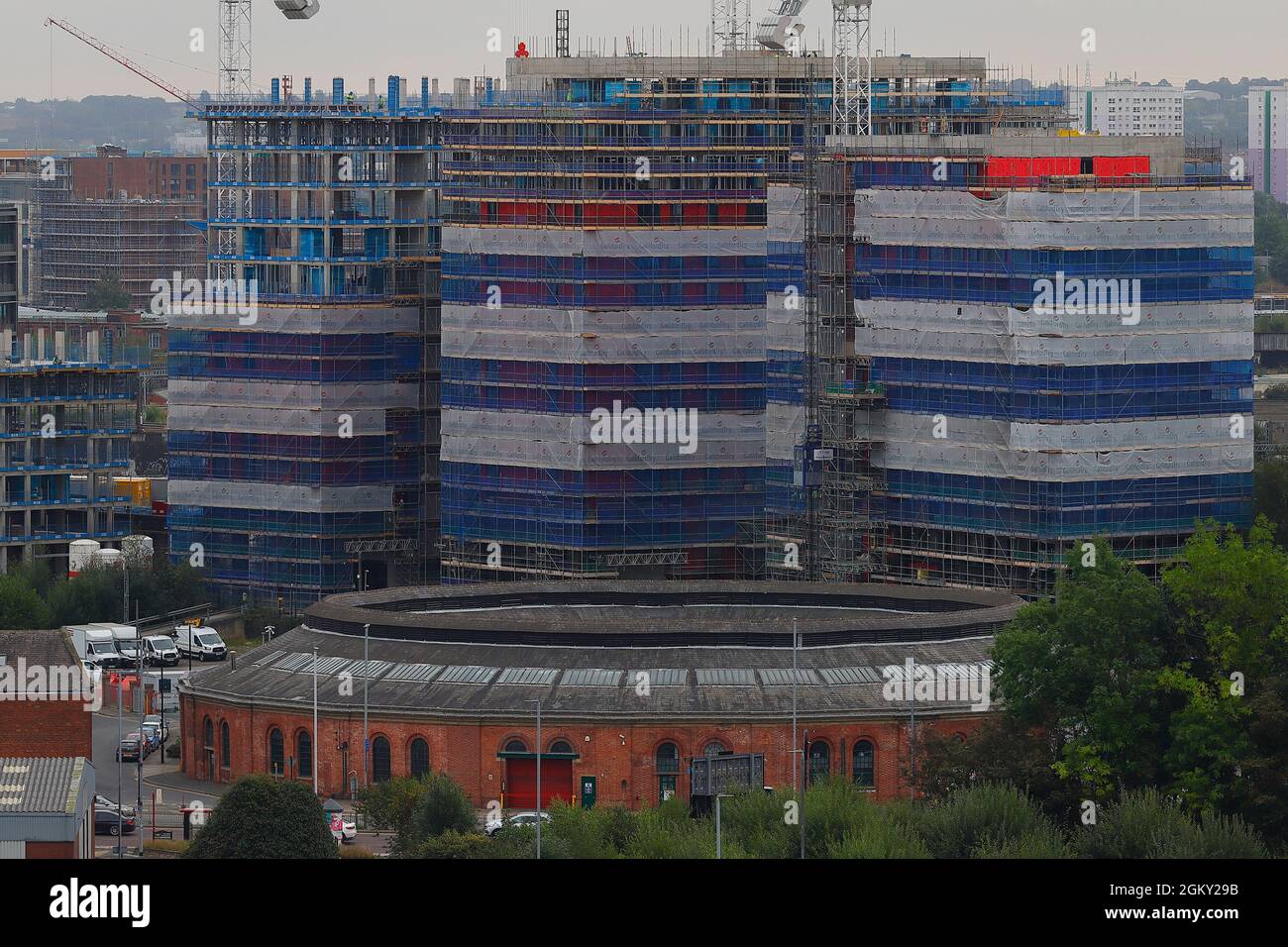 Monk bridge tower cranes hi-res stock photography and images - Alamy