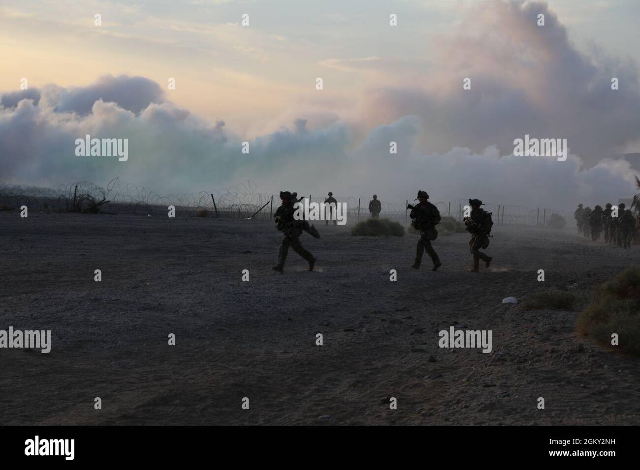 Soldiers of the 45th Infantry Brigade Combat Team successfully enter ...