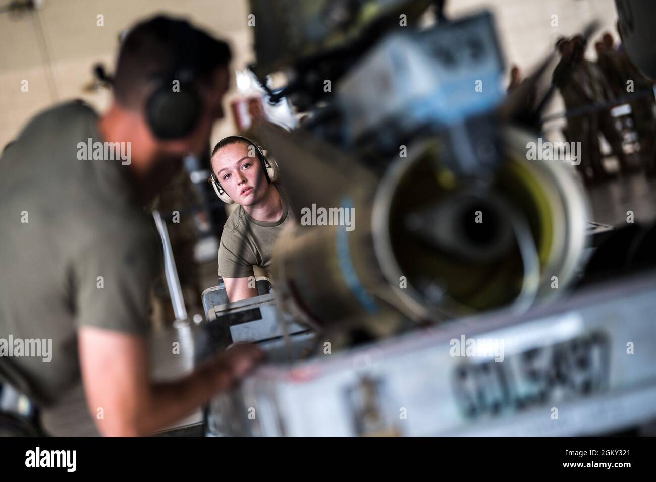 U.S. Air Force Staff Sgt. Wyatte Velasco, 75th Aircraft Maintenance ...