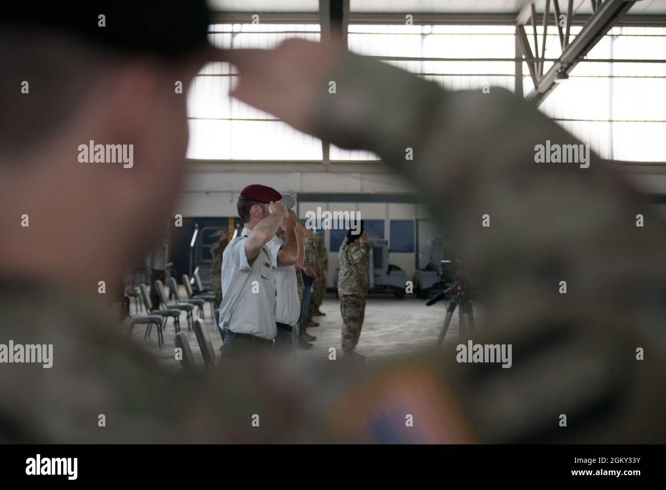 The leadership of 6th Group Command and Information Systems, Special ...