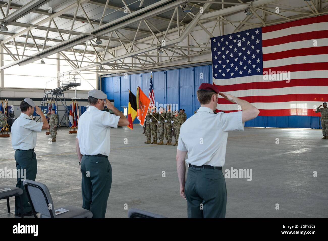 The leadership of 6th Group Command and Information Systems, Special ...
