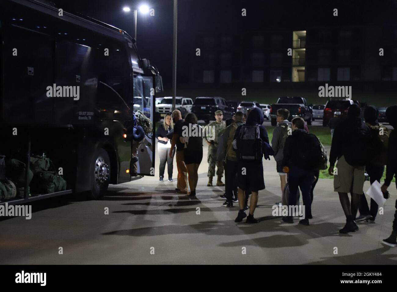 Boarding busses hi-res stock photography and images - Alamy