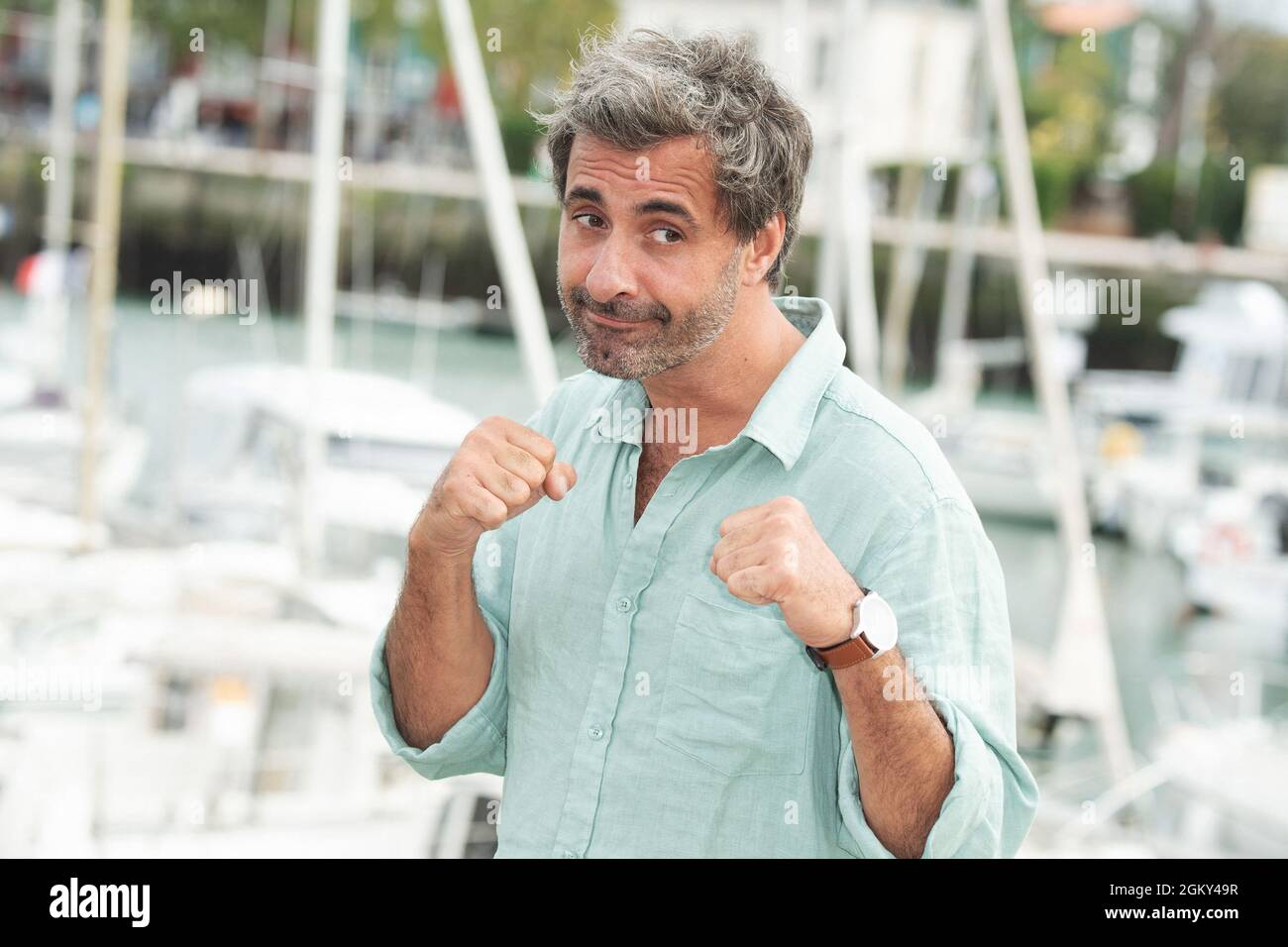 Alexandre Varga attends Le furet photocall during the 23rd TV Fiction ...