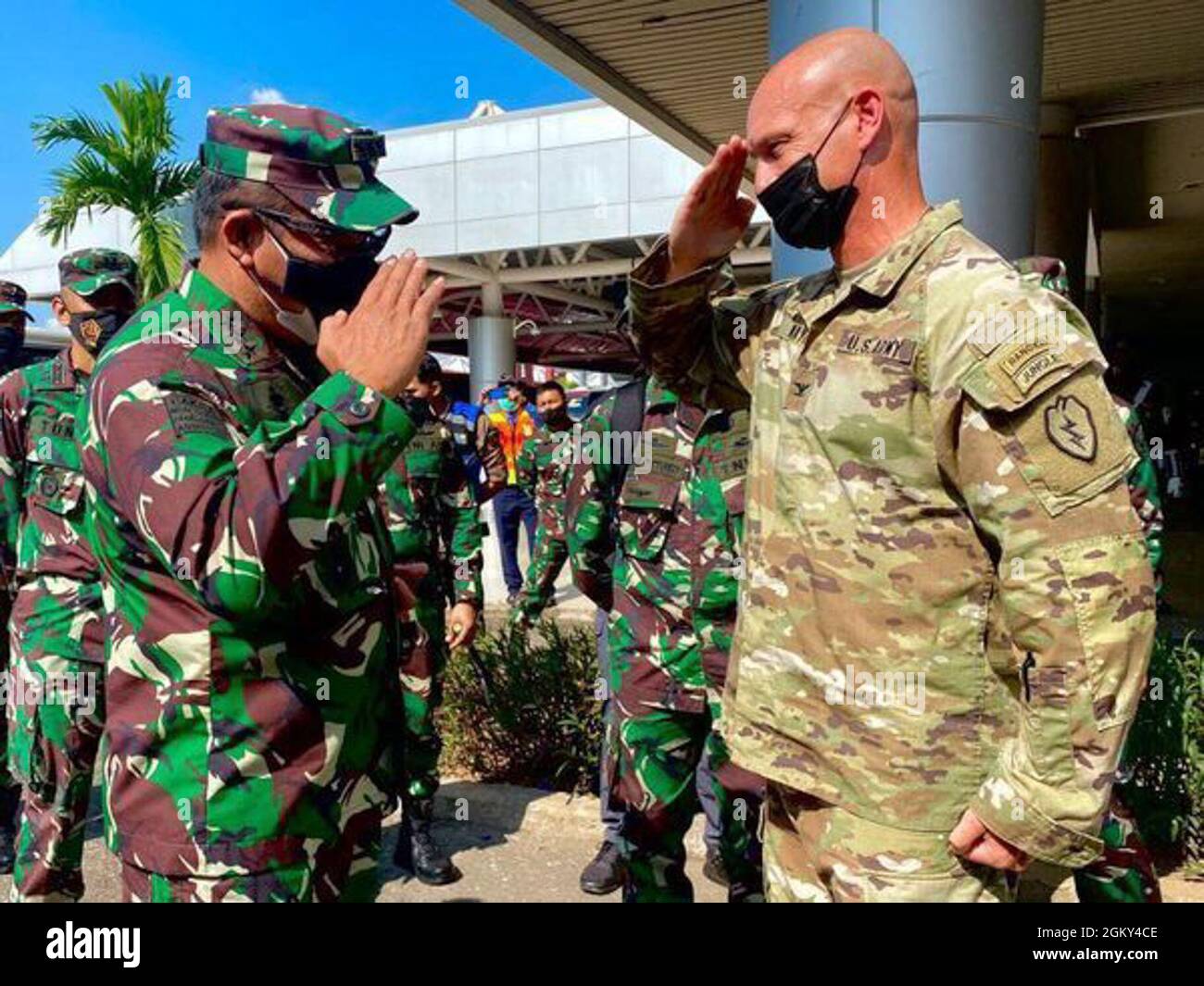 Col. Neal Mayo, commander of 2nd Infantry Brigade Combat Team, 25th ...